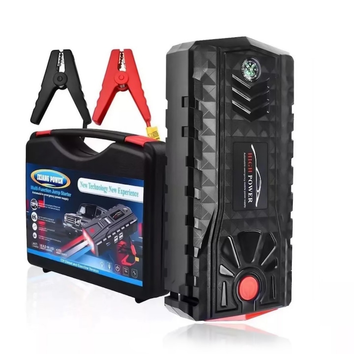 Starter auto multifunctional, Babefas, G5246, 32000mAh, 3000A, 12V ...